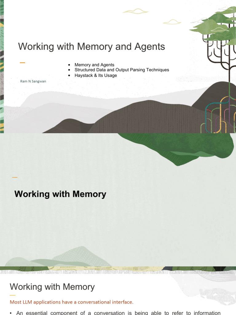Session 11 Working With Memory Embeddings Agents | PDF | Information ...