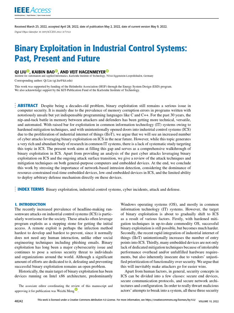 Binary_Exploitation_in_Industrial_Control_Systems_ | PDF | Pointer (Computer Programming ...