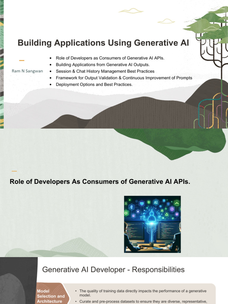 Session 15 Building Applicaiton Using Generative AI | PDF | Artificial ...