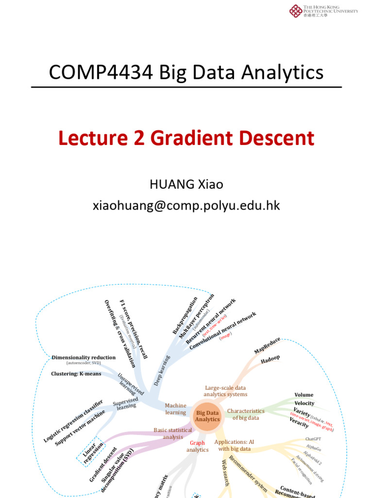 Lecture2 - Gradient Descent - V0 | PDF | Statistical Classification | Cognitive Science