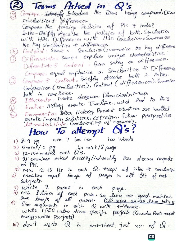 CA PA Paper Attempting Techniques | PDF