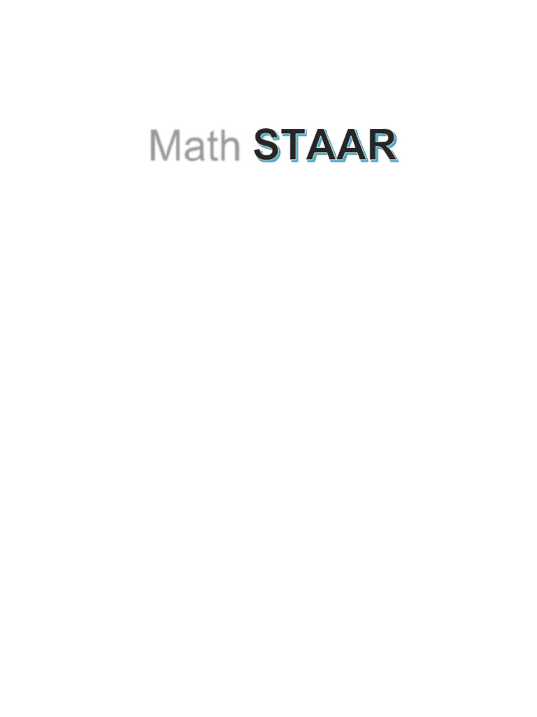 2023 4th Grade Math STAAR Overview | PDF