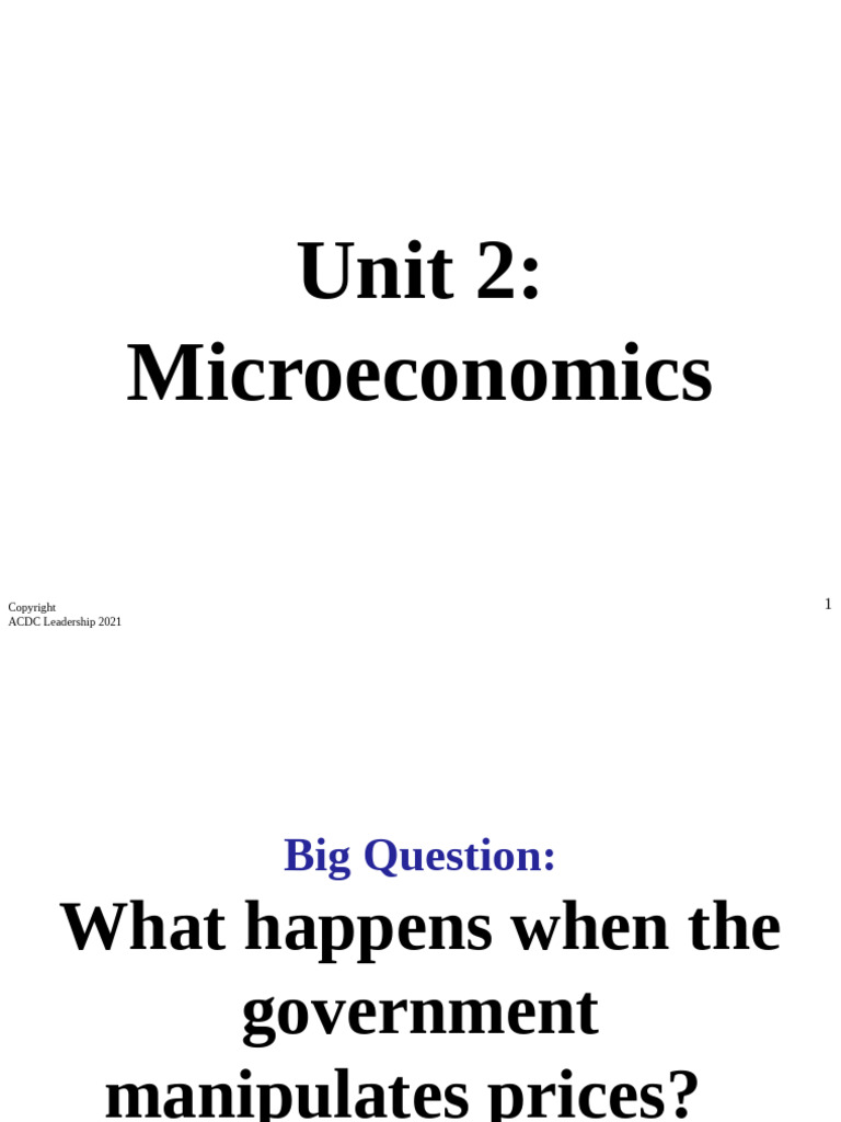 4 +Government+Intervention | PDF | Economics | Price Controls