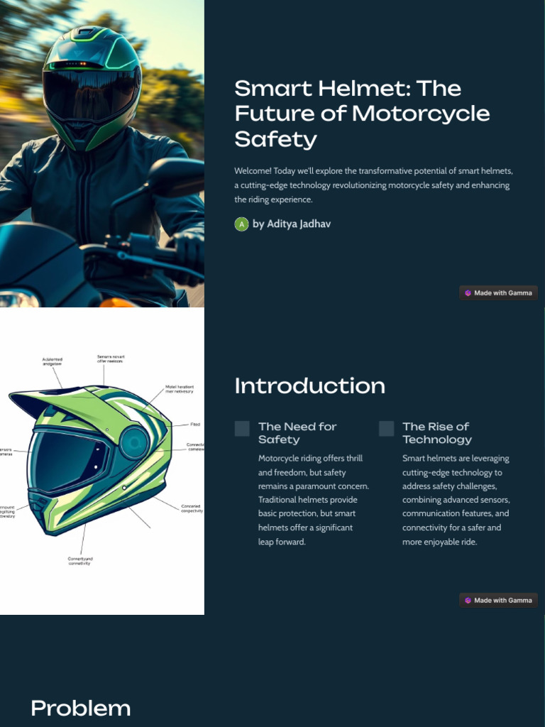 Smart-Helmet-The-Future-of-Motorcycle-Safety - PDF 6 | PDF | Motorcycle ...