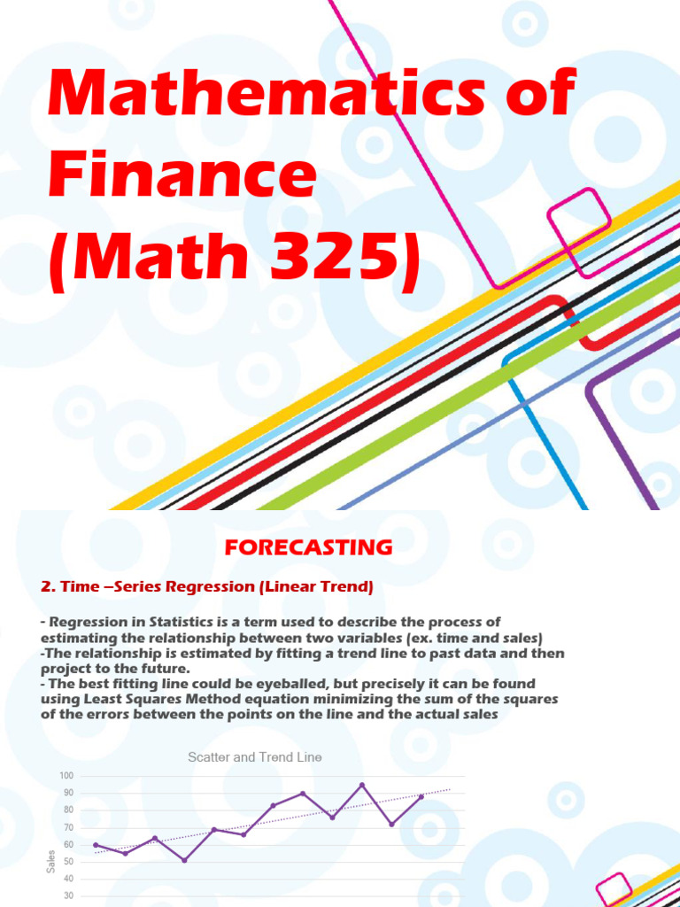 Forecasting | PDF | Forecasting | Linear Regression