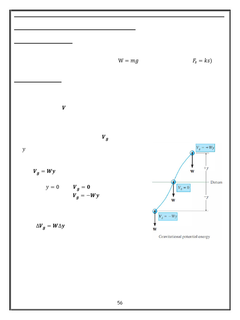 Lec. Kinetics of Particles (2. Work and Potential Energy) | PDF ...