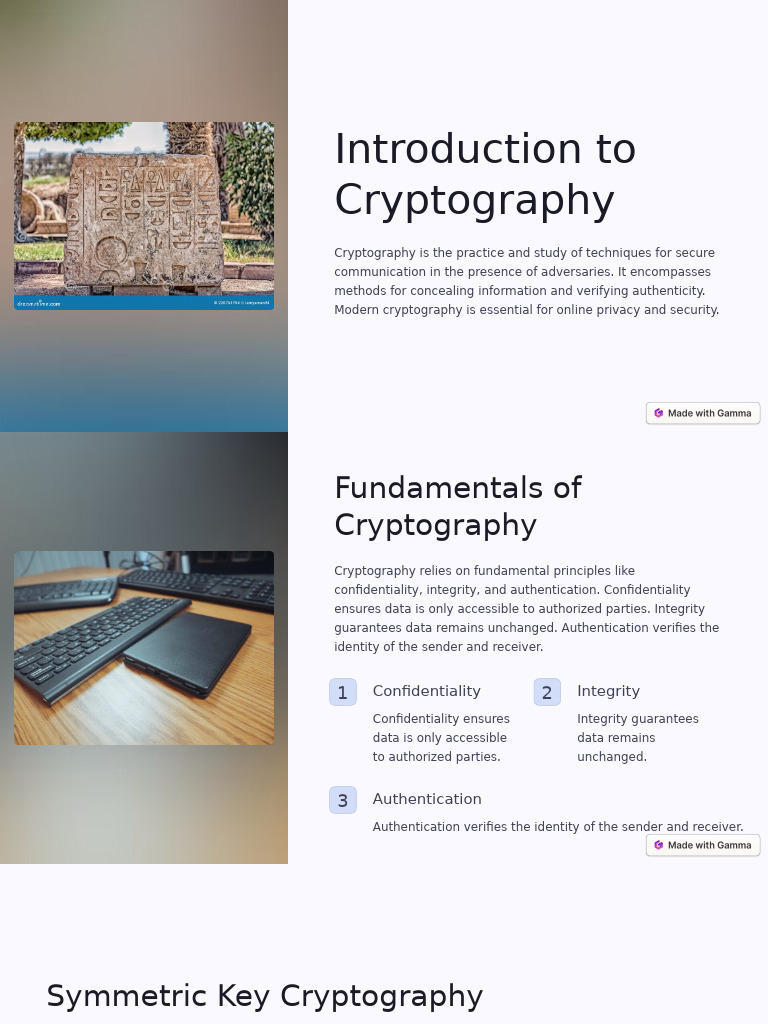 Introduction To Cryptography | PDF | Cryptography | Key (Cryptography)