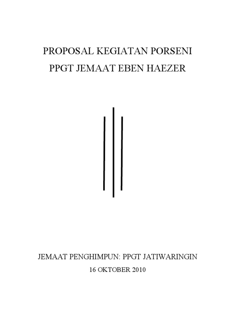 Proposal Kegiatan Porseni | PDF