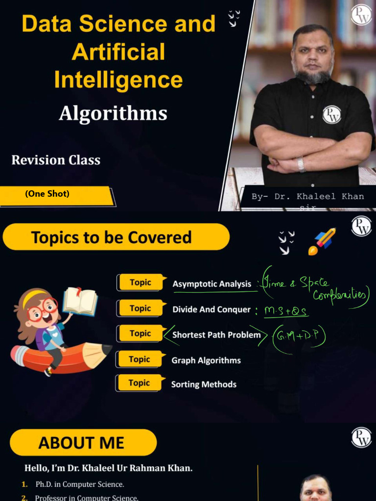 Algo Revision Class Notes | PDF