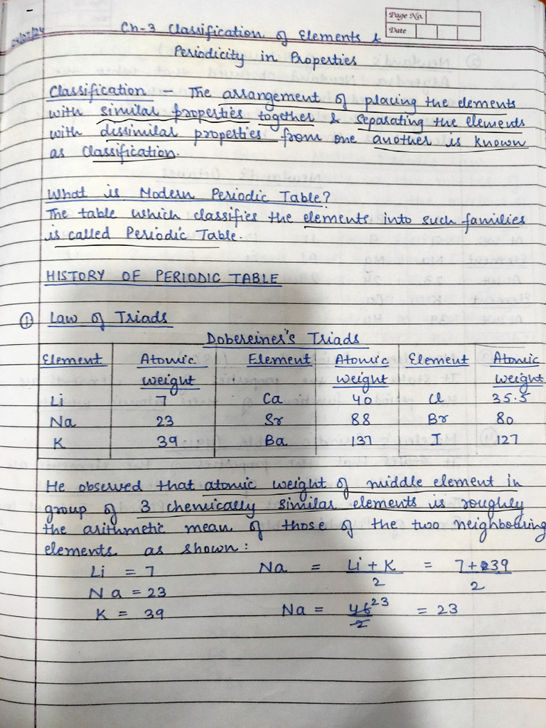 Chem Ch-3 Notes | PDF
