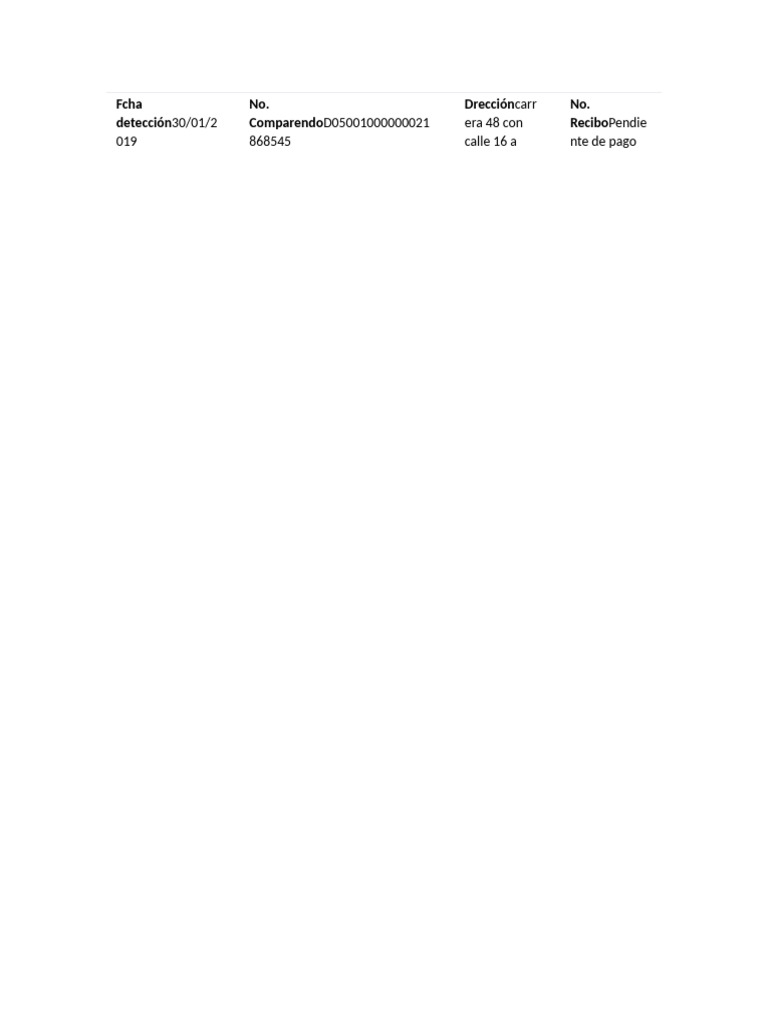 Fcha detección30 | PDF