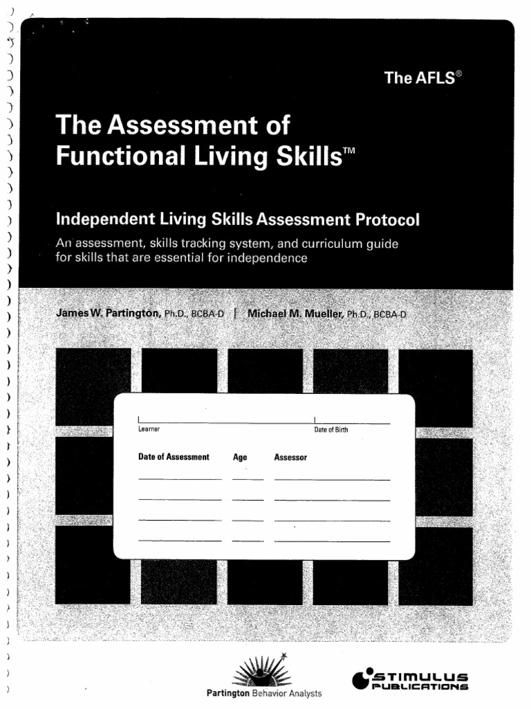 AFLS-Ind-Living Skills Ass Protocol | PDF