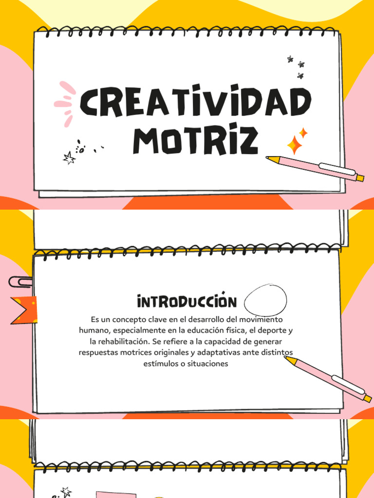 Creatividad Motriz | PDF | Aprendizaje | Creatividad