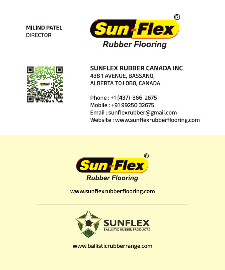 Milind Sunflex Canada Card 2025 | PDF