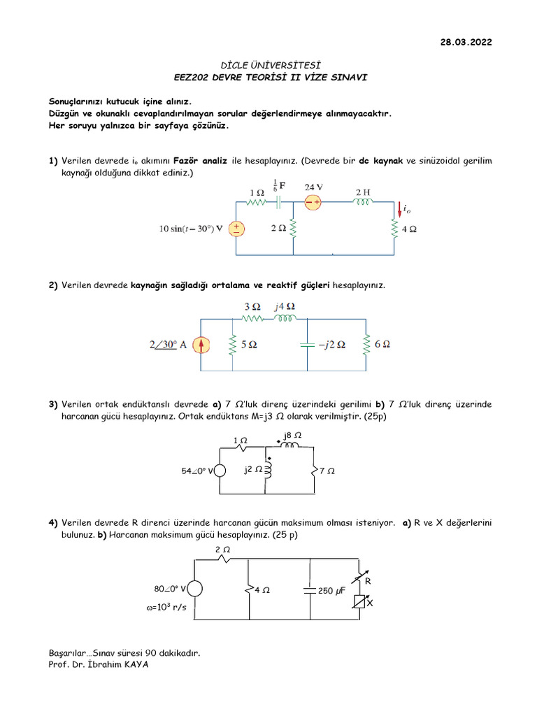 2022 - Devre II - Ara Sorular | PDF
