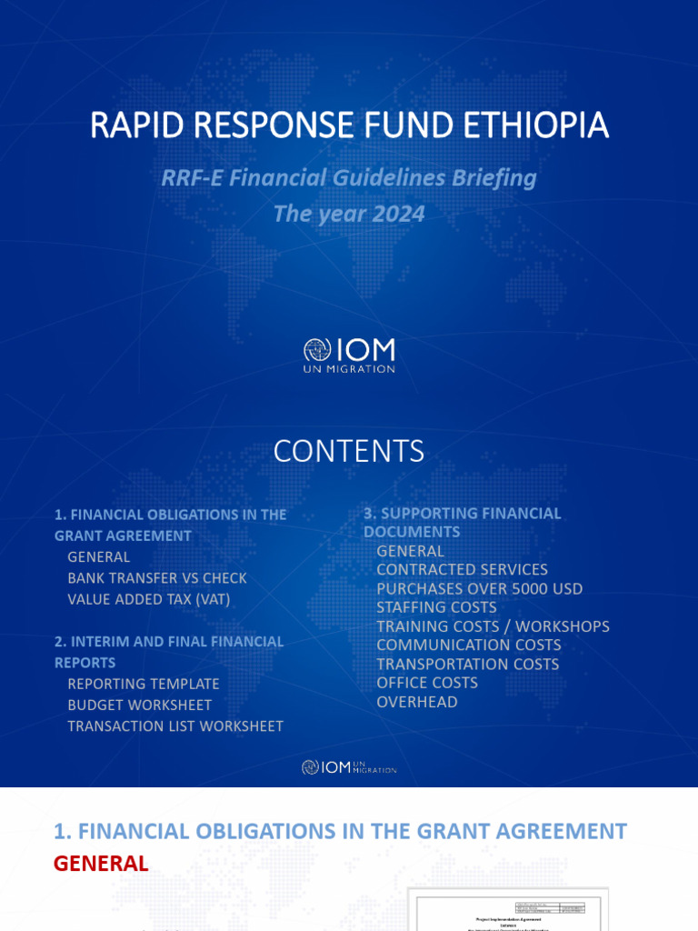Ethiopia RRF Financial Guidelines 2024 | PDF | Value Added Tax | Renting