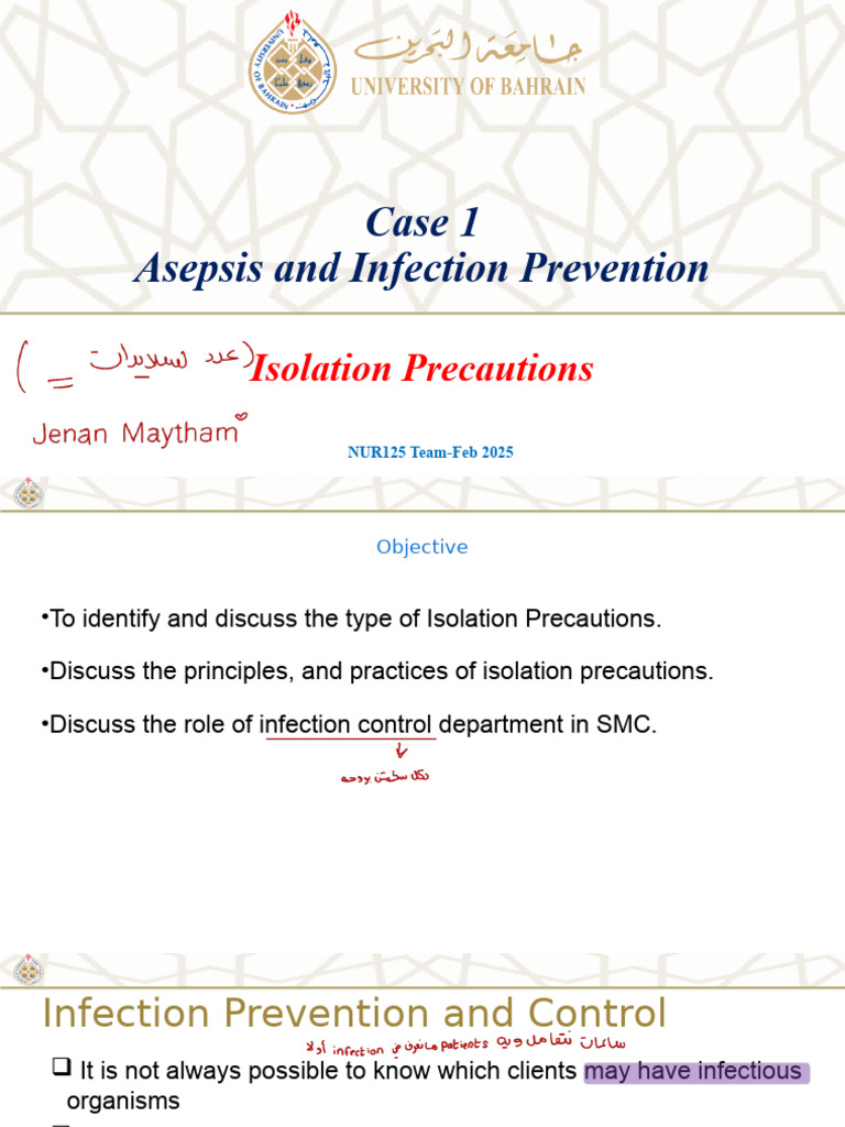 Task 3 - Types of Isolation Precuatio - 250217 - 153058 | PDF | Hand ...