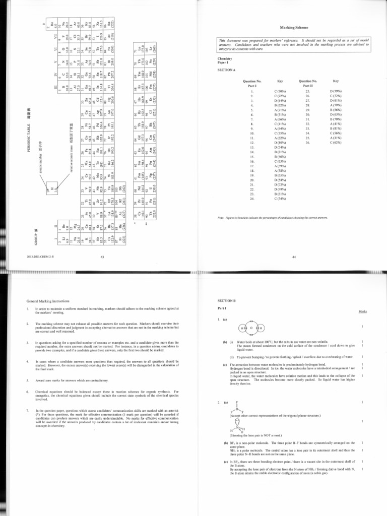 Marking 2013 Dse | PDF