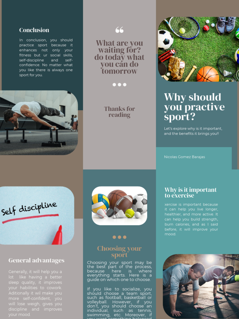 Why Should You Practice Sport | PDF | Physical Fitness