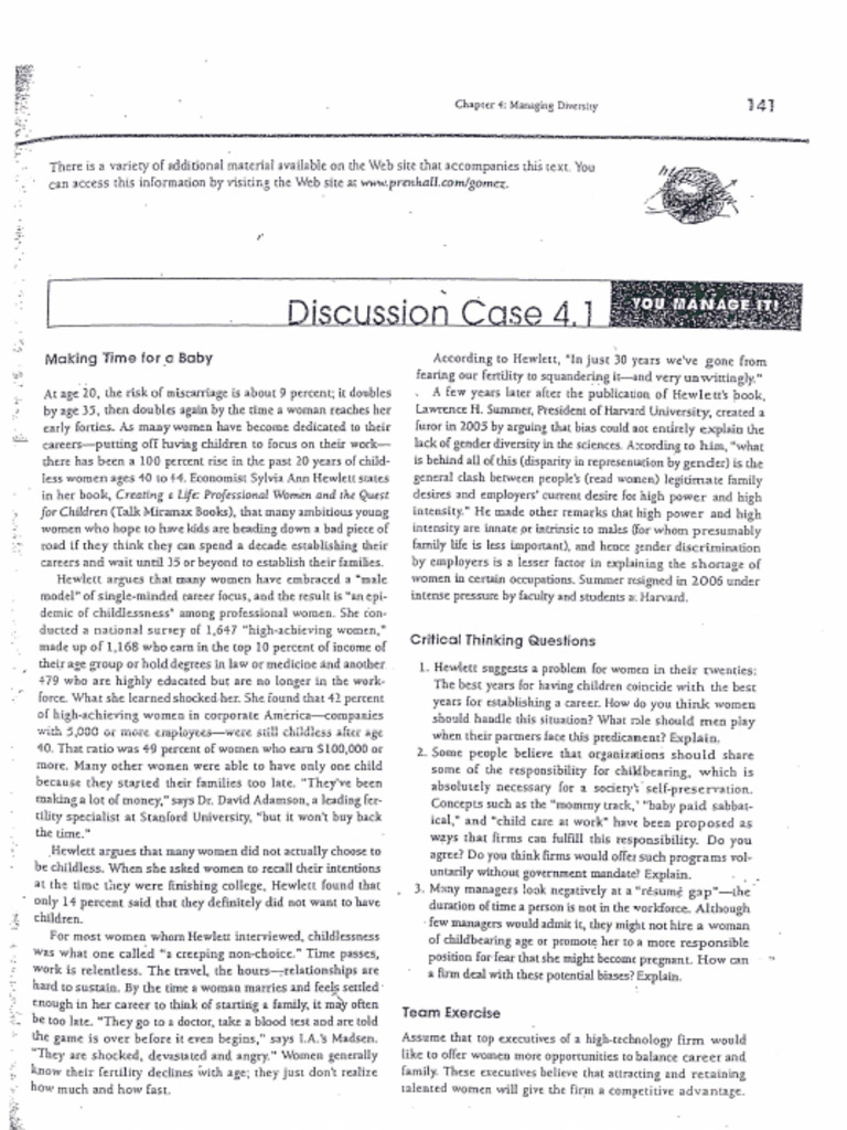 Case Chapter 4 | PDF