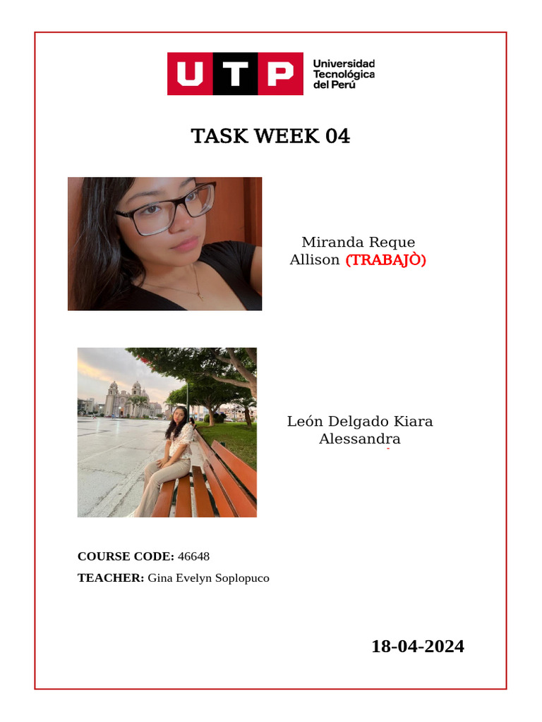 Semana 3, Inlges IV Grupal | PDF