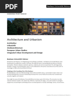 UCT Architecture BAS Portfolio Guide | PDF | Drawing | Academic Degree