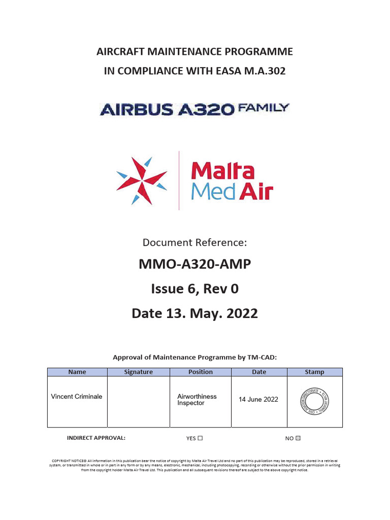 Mmo-A320-Amp Issue 6 Rev 0 | PDF | Aviation | Aerospace