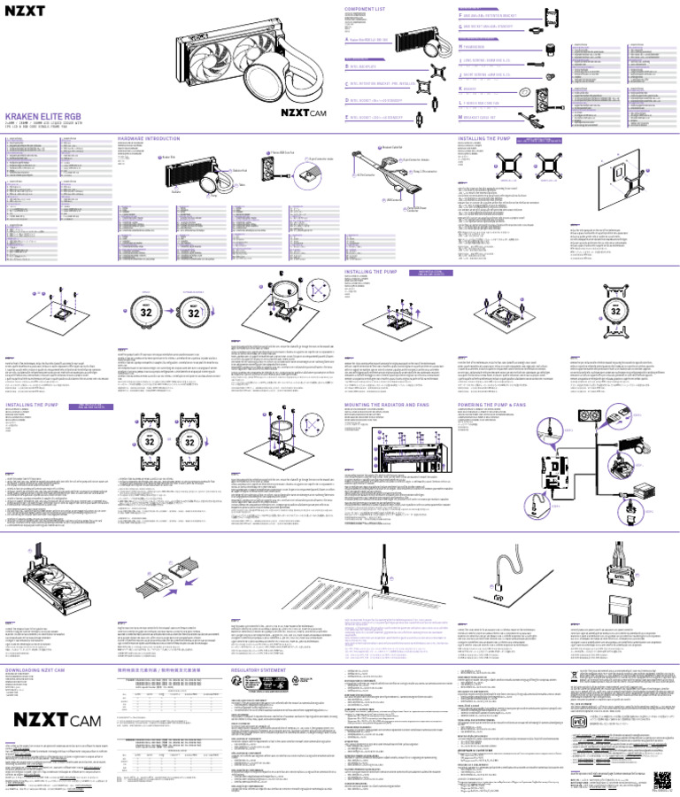 Kraken Elite RGB - Manual - 240826 - v2 Web | PDF