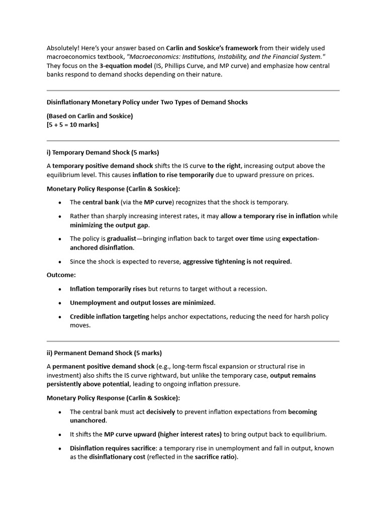 Macro Assignment Sem 4 | PDF | Inflation | Macroeconomics