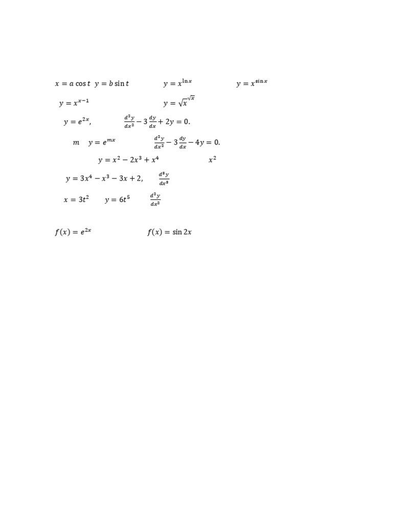 Mth 102 Tutorial Questions 2_051611 | PDF