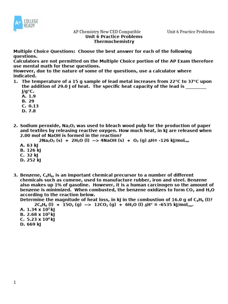 Calculate ΔH°rxn from ΔH°f Data | PDF | Chemical Reactions | Sulfur