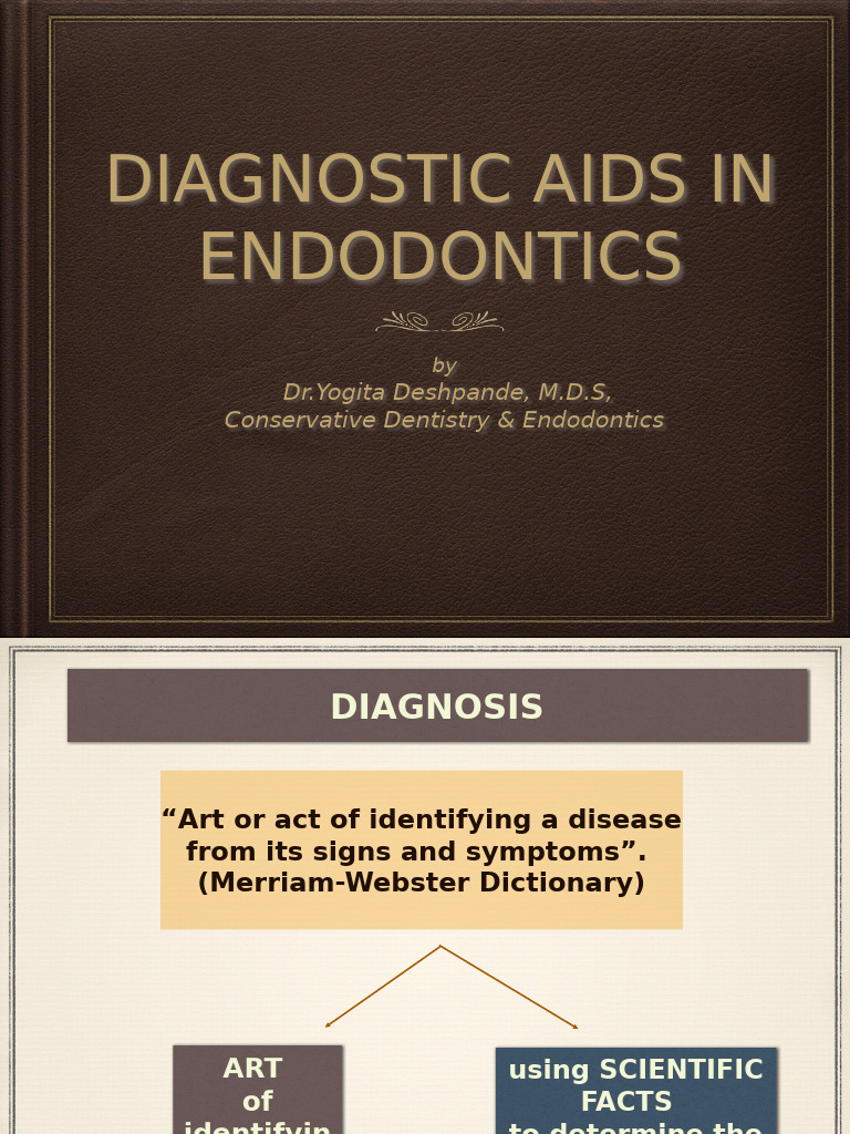 Diagnostic Aids in Endodontics | PDF | Thermography | Pain