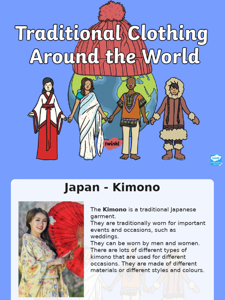 Traditional Clothing Around the World | PDF | Clothing | Aesthetics