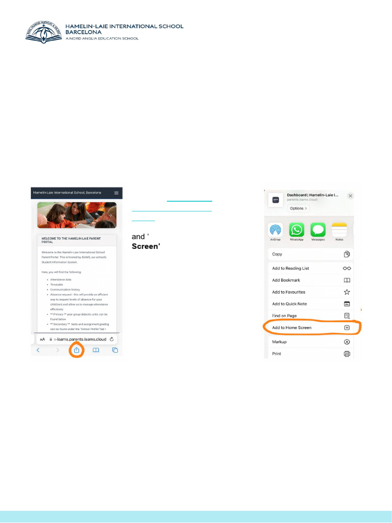 Instructions Parent Portal | PDF