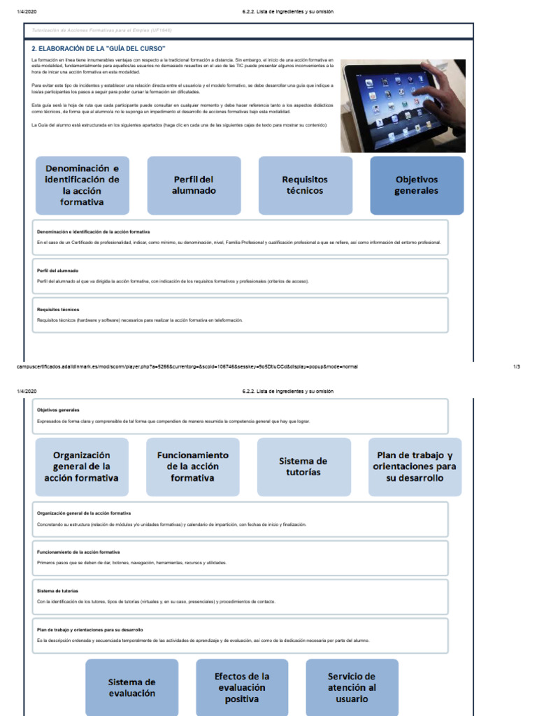 Tema3 - 2. Elaboraci N de La - Gu A Del Curso | PDF | Software | Informática