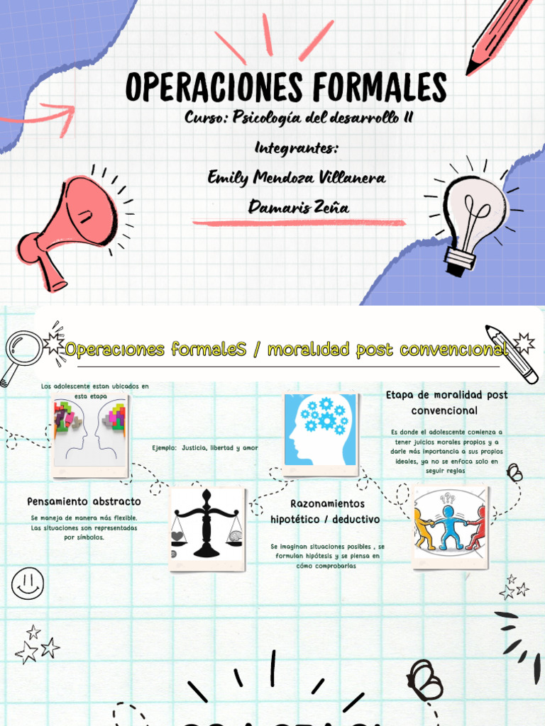Operaciones Formales-Psicología Del Desarrollo II | PDF