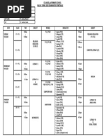Term One Staff Duty Rota 2025 | PDF
