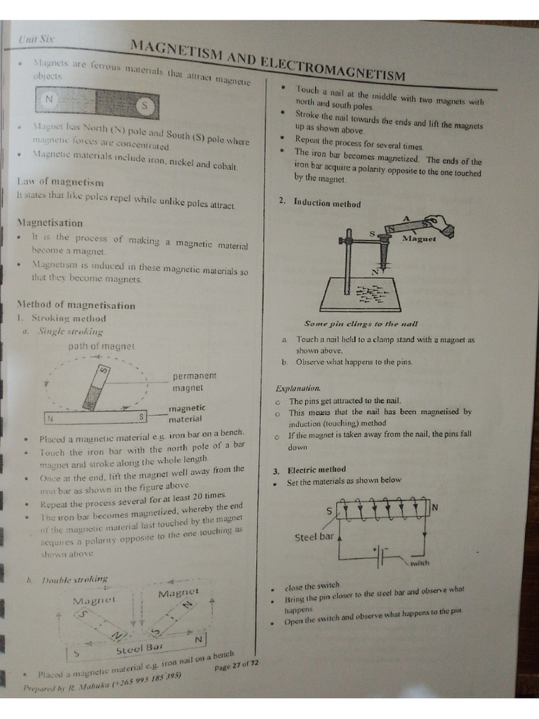 Magnetism and Electromagnetism | PDF