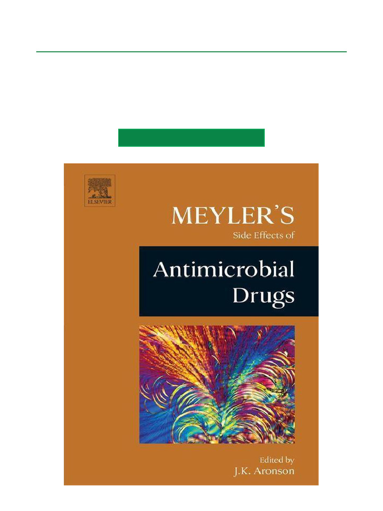 Meyler's Side Effects of Antimicrobial Drugs Full Version Download ...