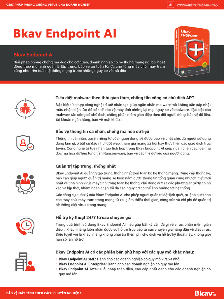 BKAV Endpoint Documents | PDF