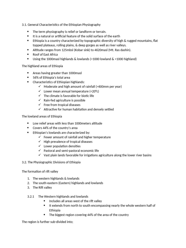 Geography Chapter 3 & 4 Reviw | PDF | Topography | Physiographic Divisions
