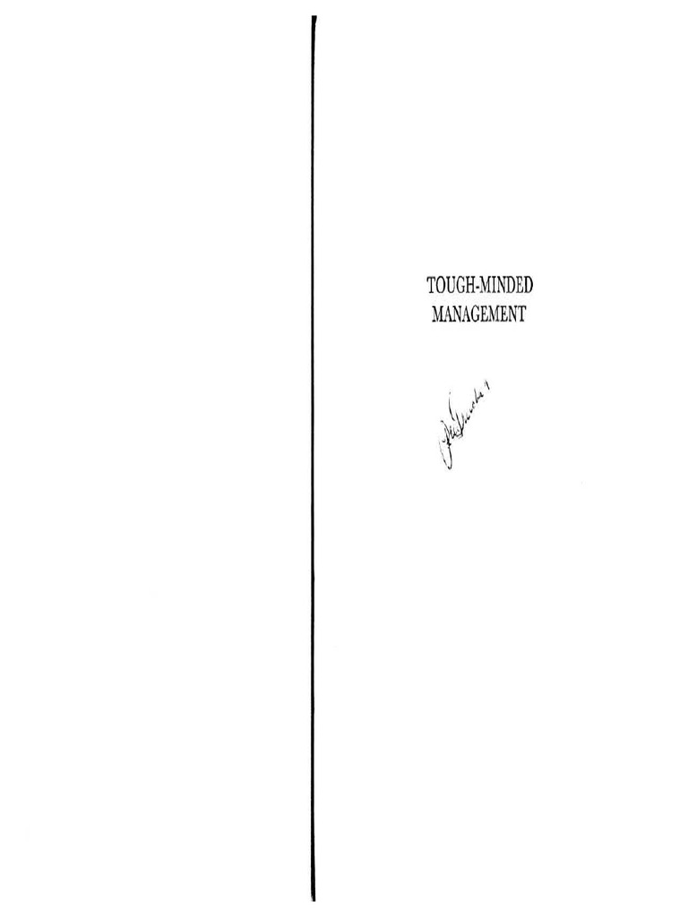 Tough Minded Management Joe Batten | PDF