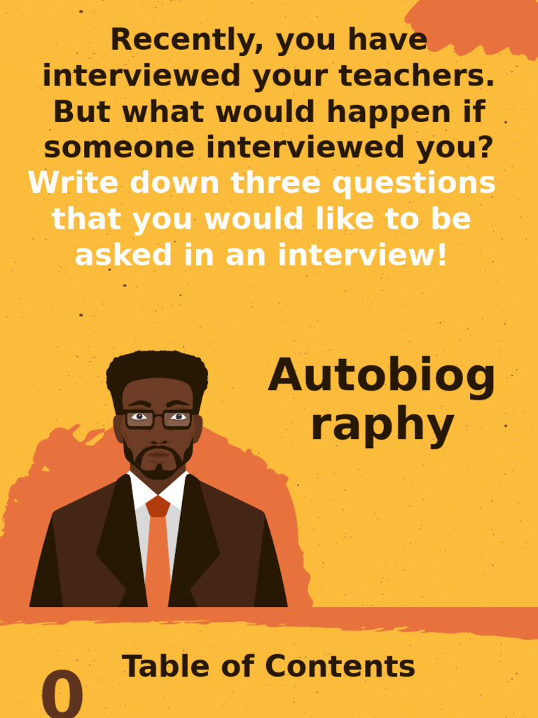 Autobiography Interview Questions Guide | PDF