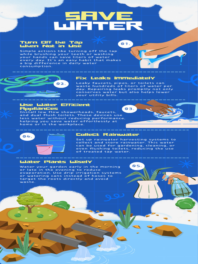 Save Water Infographic | PDF
