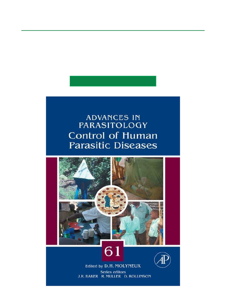 Control of Human Parasitic Diseases | PDF | Eradication Of Infectious ...