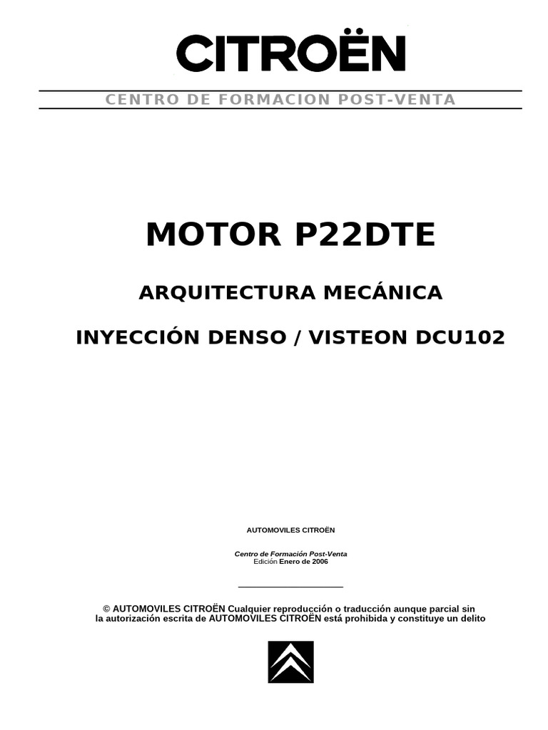 P22DTE-Denso | PDF | Máquinas rotativas | Motores