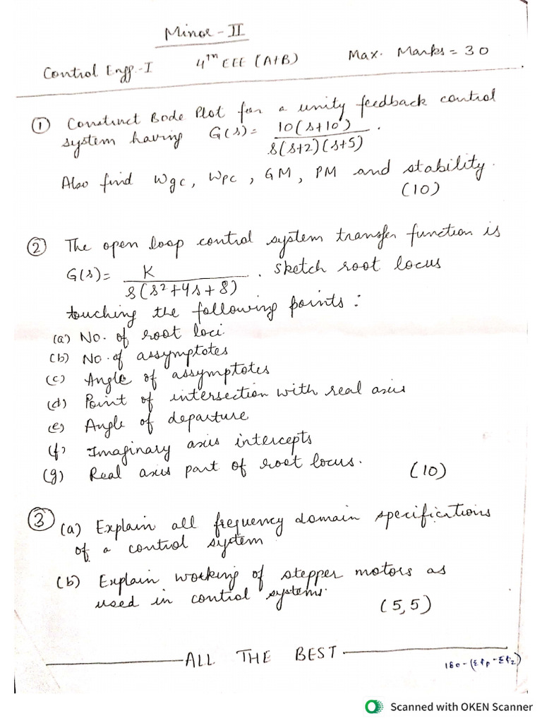 4 TH Sem Minors | PDF