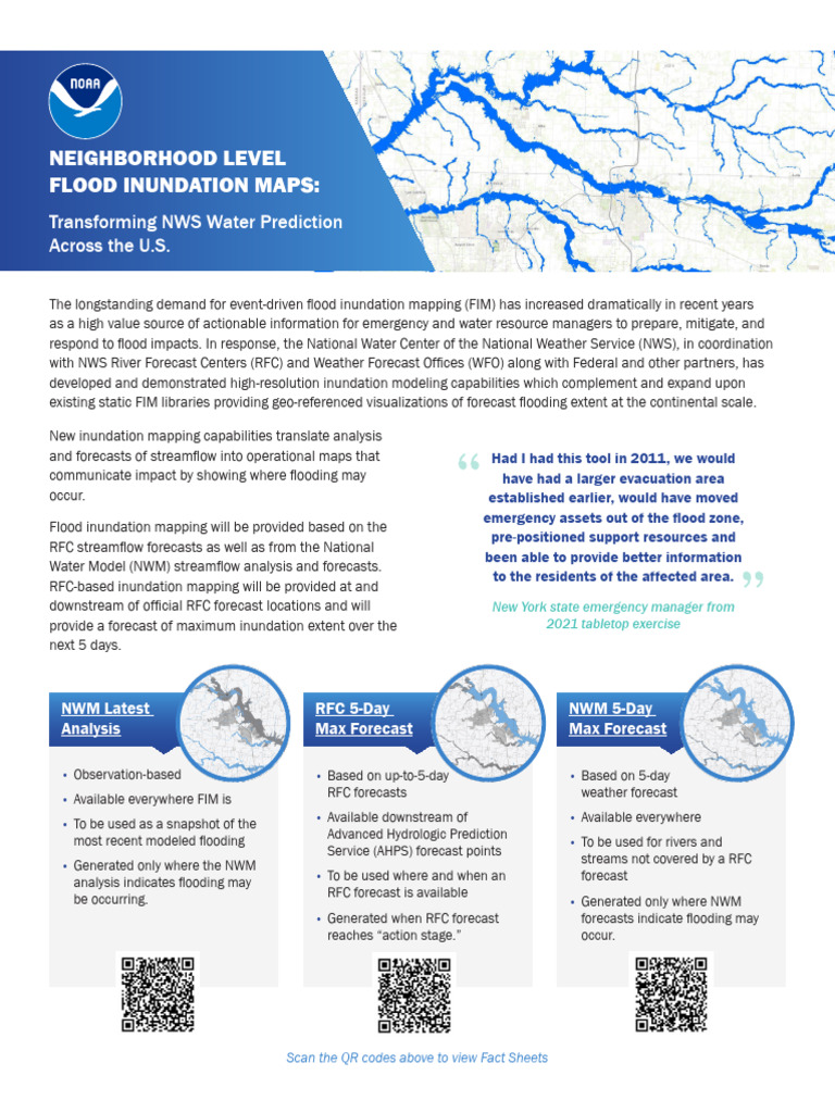2024 NWS OWP FIM Rollout Flyer | PDF | Flood | National Weather Service