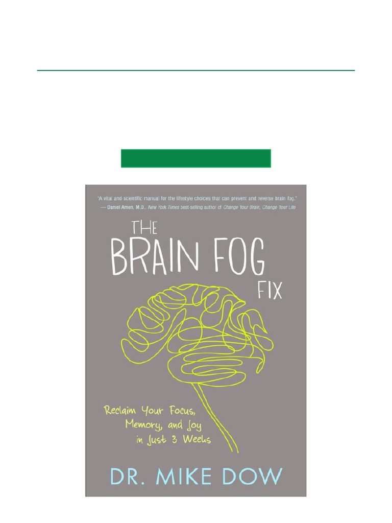 Brain Fog Fix: Reclaim Your Focus | PDF