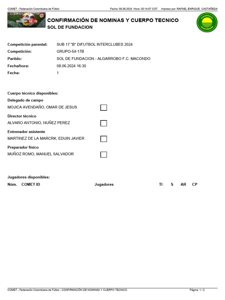 Planilla Vs Macondo | PDF